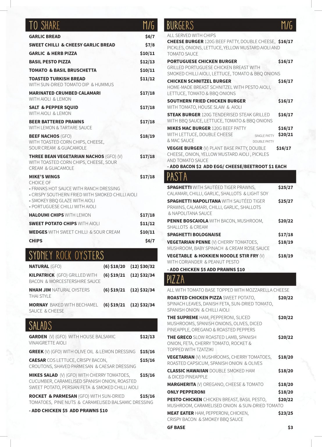 Ramsgate RSL – Mikes Grill