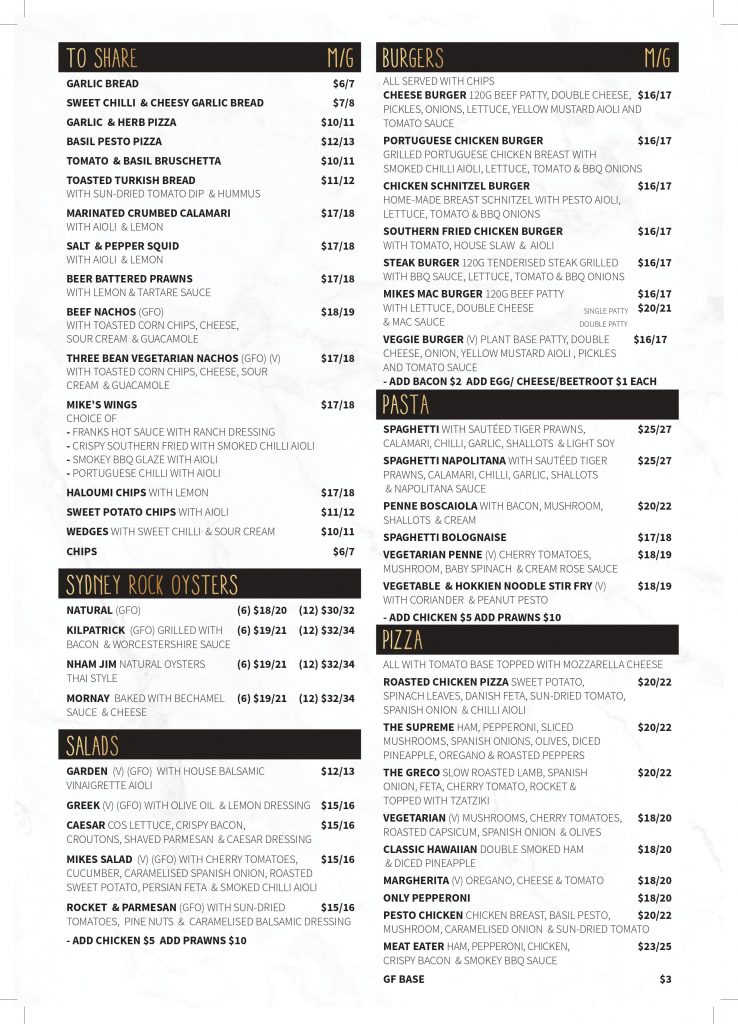 Ramsgate RSL – Mikes Grill