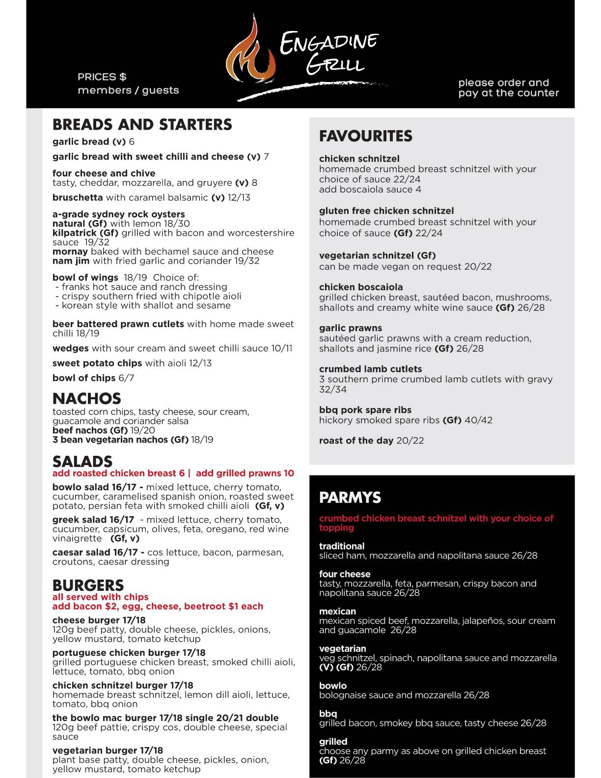 Engadine Grill – Mikes Grill