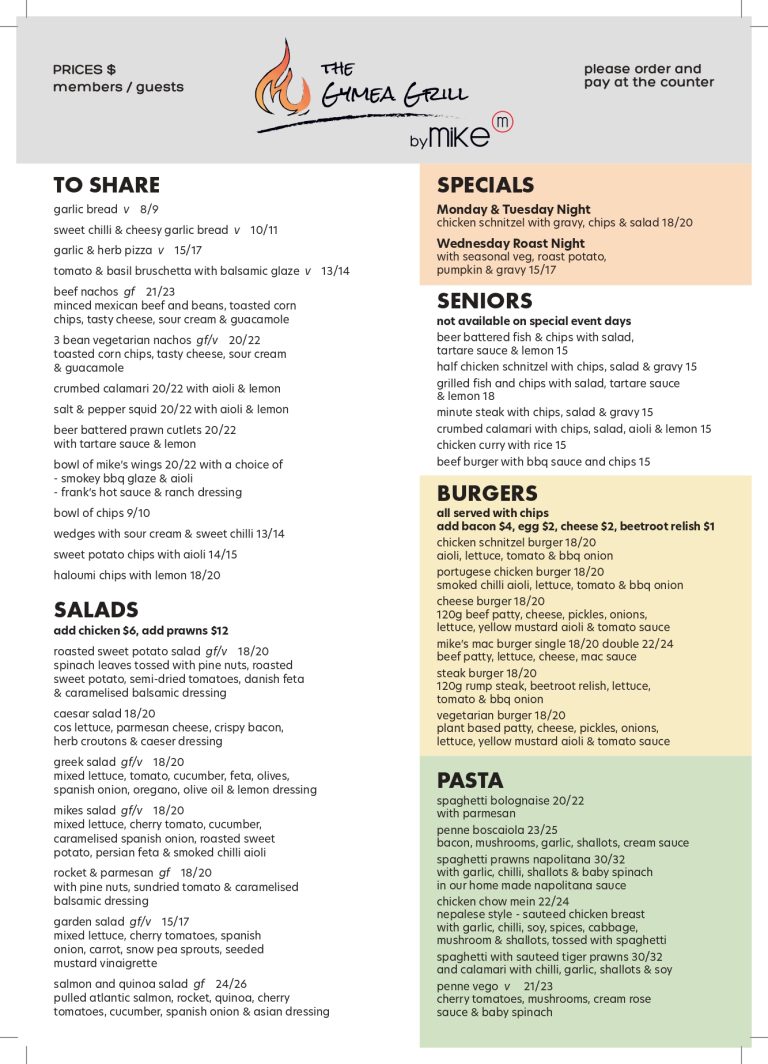 Gymea Grill – Mikes Grill