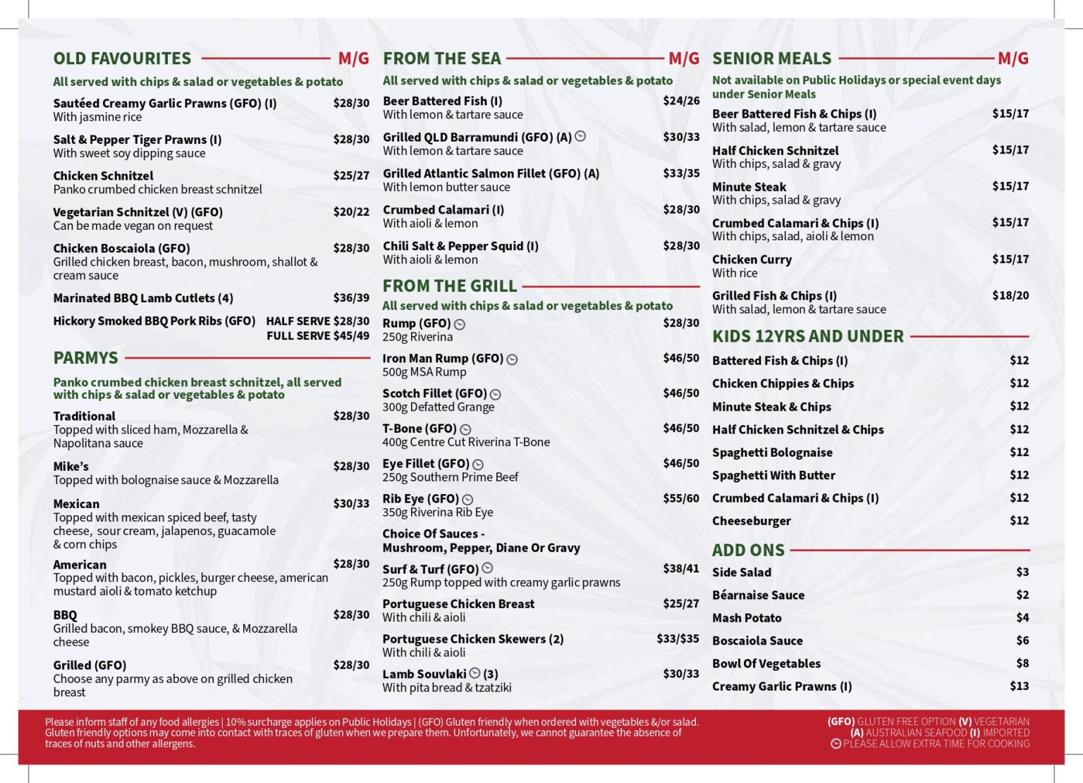 Ramsgate RSL – Mikes Grill