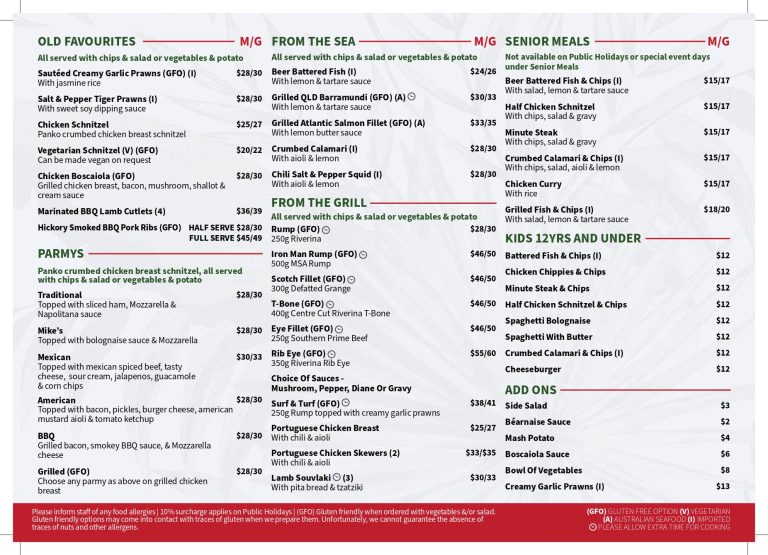 Ramsgate RSL – Mikes Grill